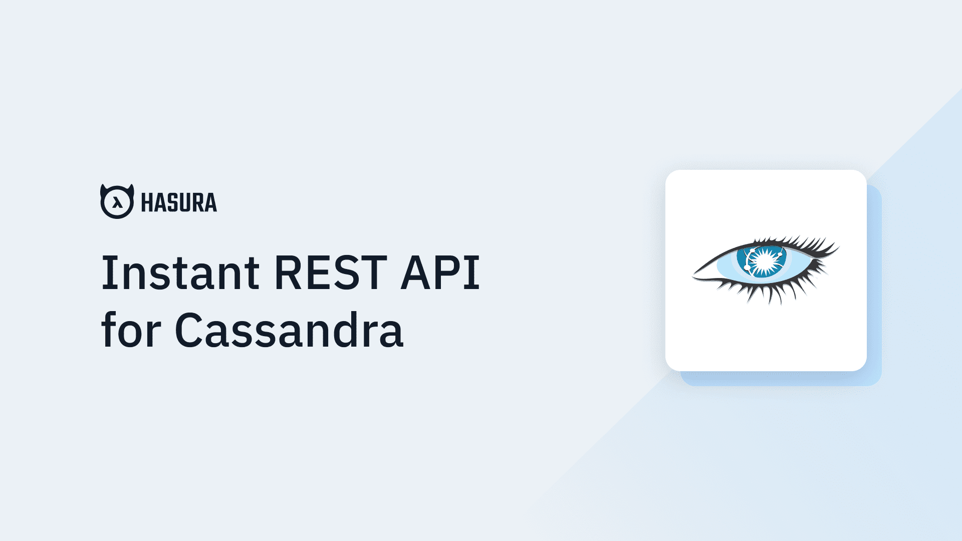 Instant Realtime REST APIs on Cassandra - Hasura