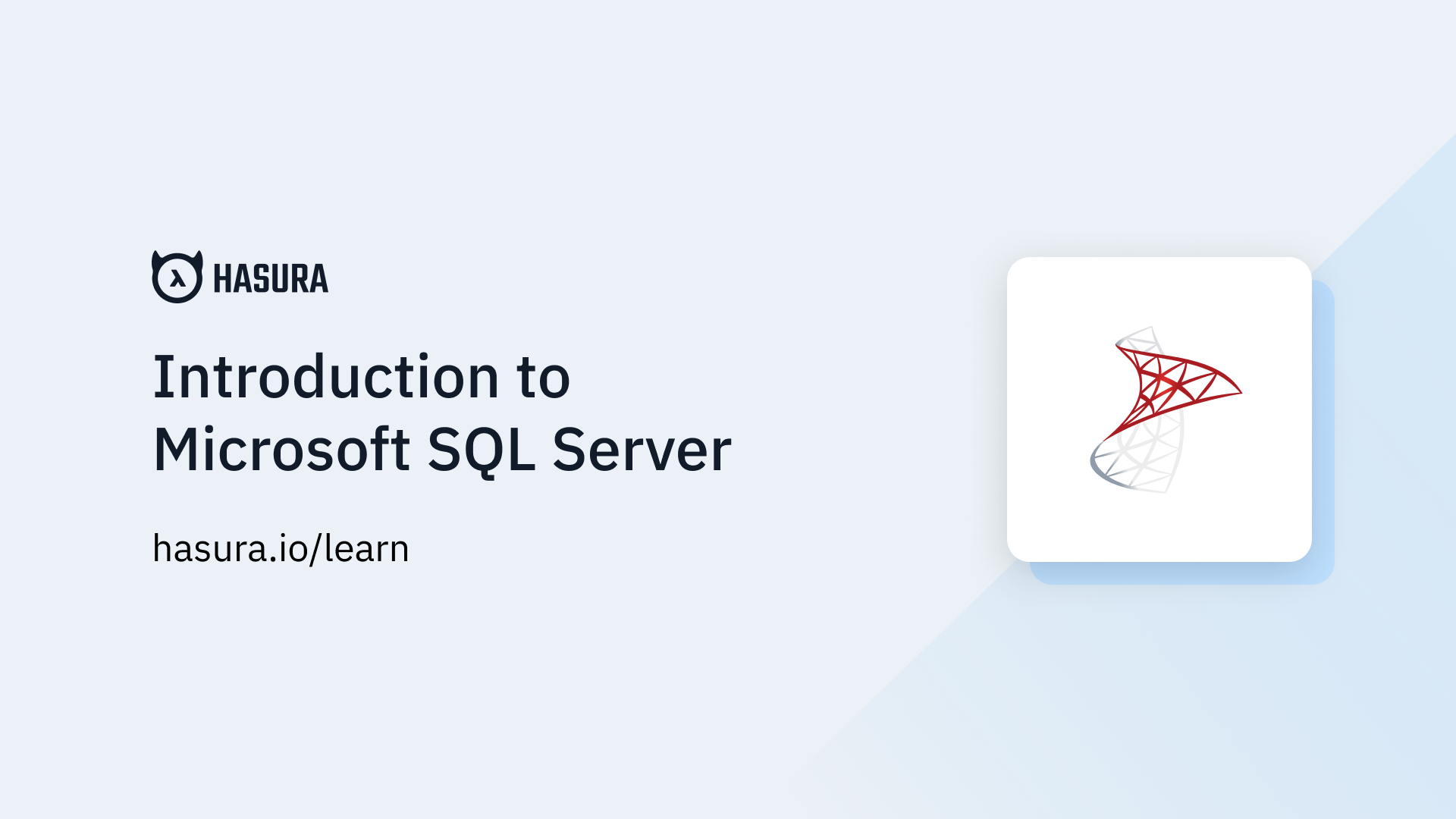 Core Concepts MS SQL Tutorial